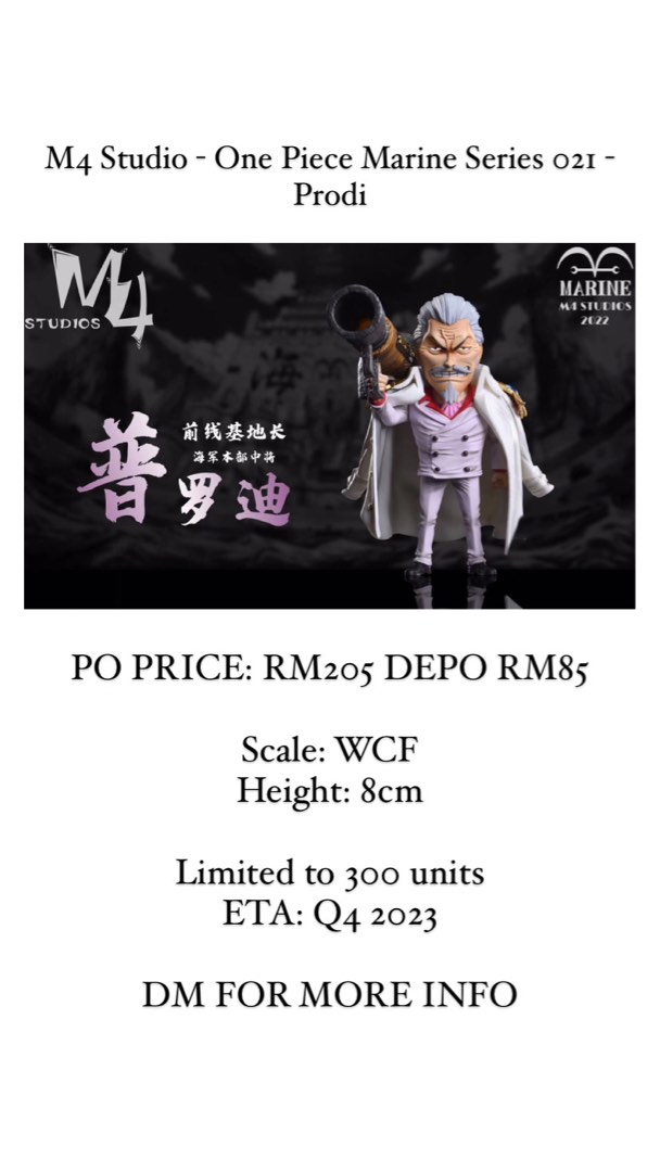 M4 Studio - One Piece Marine - Prodi, Hobbies & Toys, Toys & Games on ...