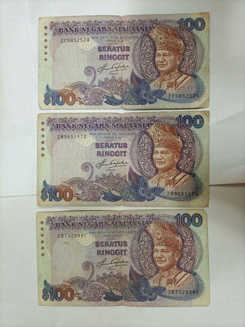 Malaysia $100 ringgit fifth series, Hobbies & Toys, Memorabilia ...