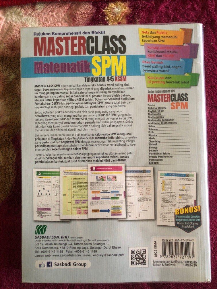 buku nota spm MASTERCLASS SPM, Hobbies & Toys, Books & Magazines ...