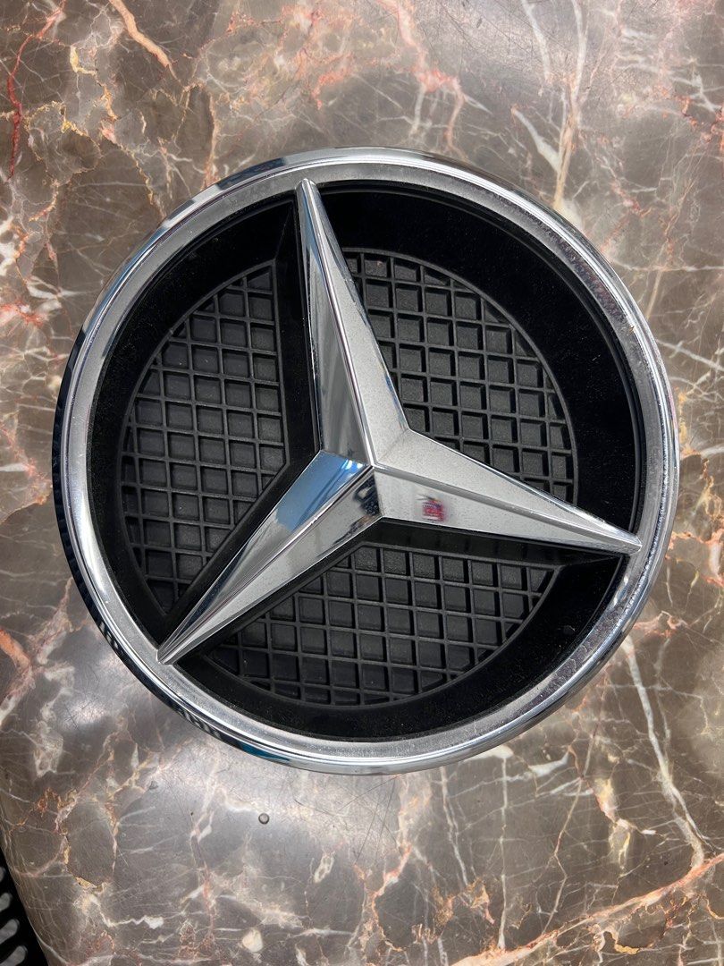 Mercedes Benz Front Logo, Car Accessories, Accessories on Carousell