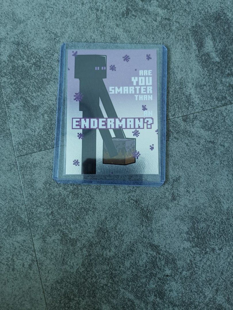 Minecraft card, Hobbies & Toys, Toys & Games on Carousell