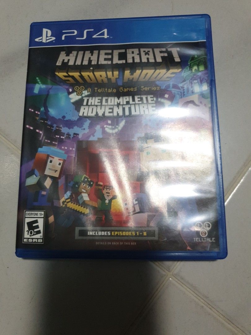 Minecraft story mode complete edition ps4, Video Gaming, Video Games ...