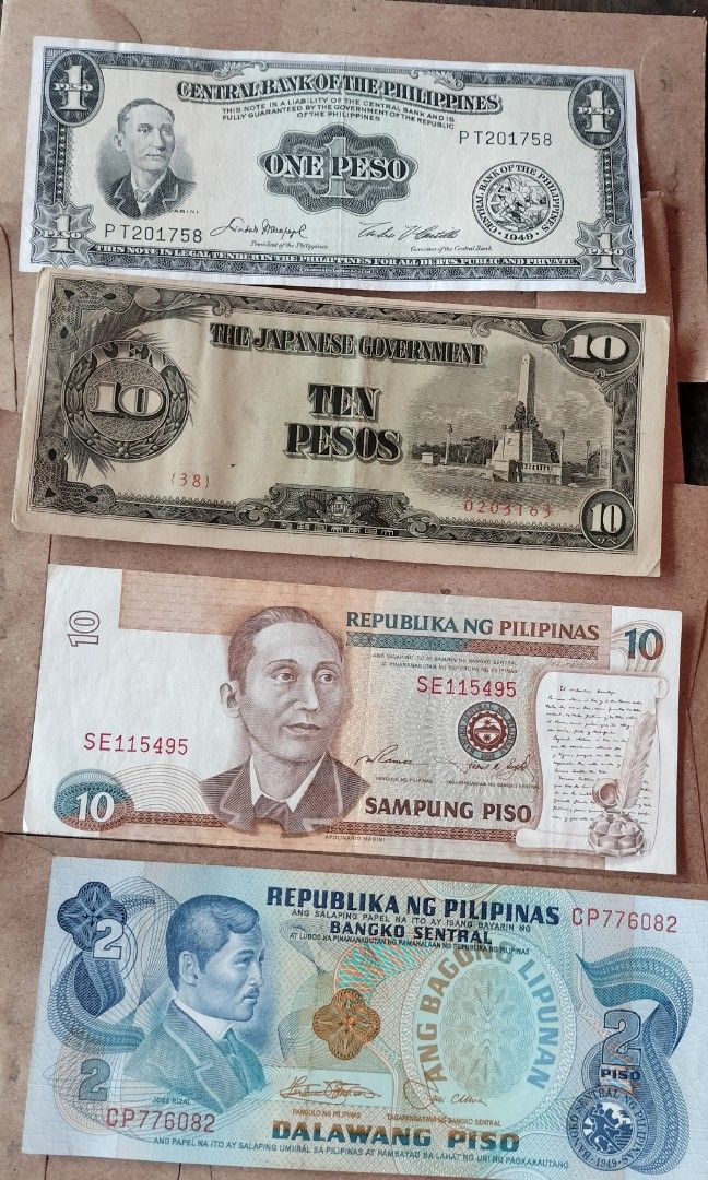 Mixed Philippine Banknotes, Hobbies & Toys, Memorabilia & Collectibles ...