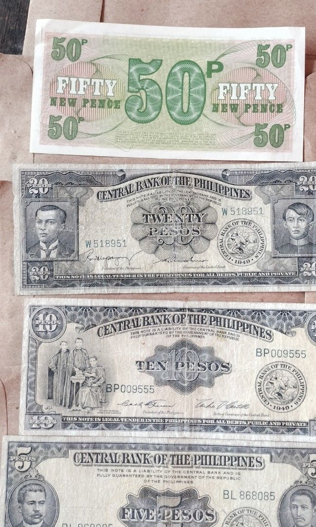 Mixed Philippine Banknotes, Hobbies & Toys, Memorabilia & Collectibles ...