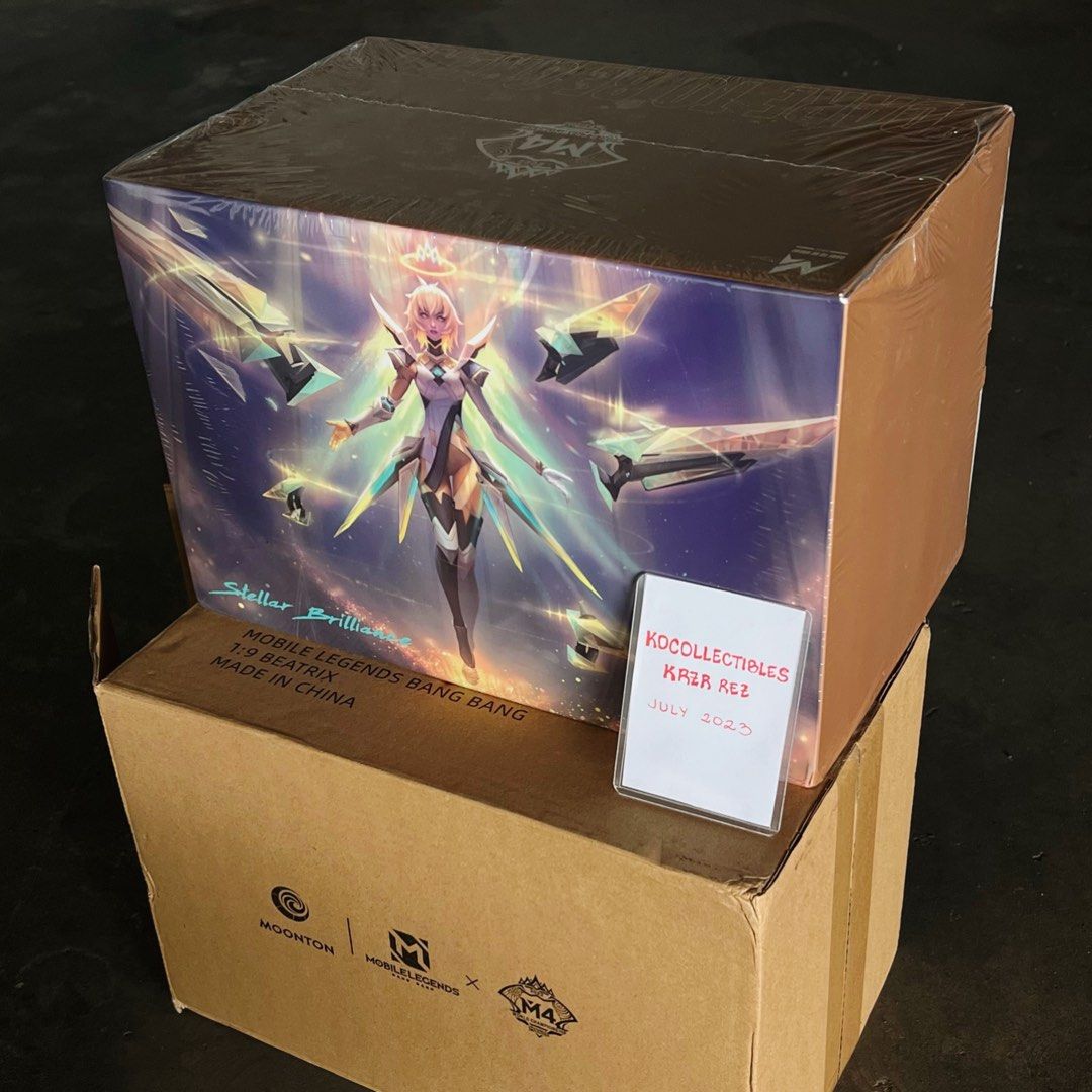 MLBB M4 Beatrix Stellar Brilliance Statue Figurine on Carousell