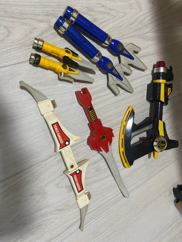 MMPR POWER RANGERS POWER BLASTER 5 WEAPONS IN ONE 100% COMPLETE 1994 ...