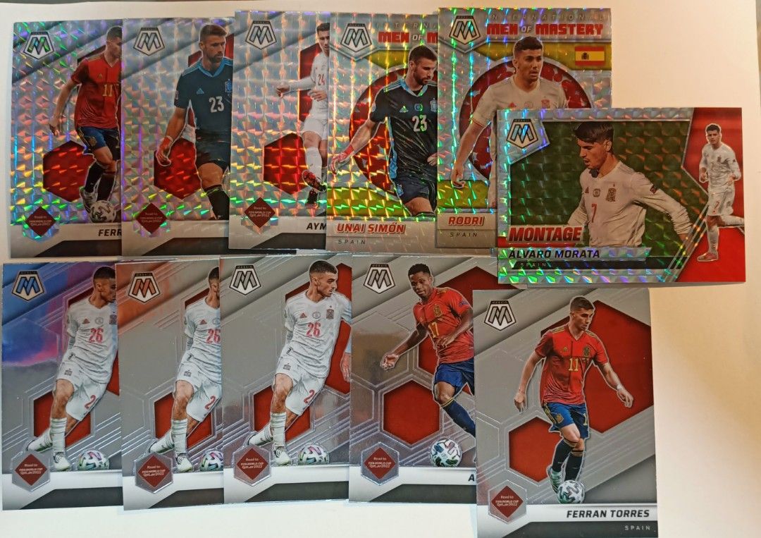 Mosaic Spain lot ( Lionel Messi Cristiano Ronaldo Match attax limited ...