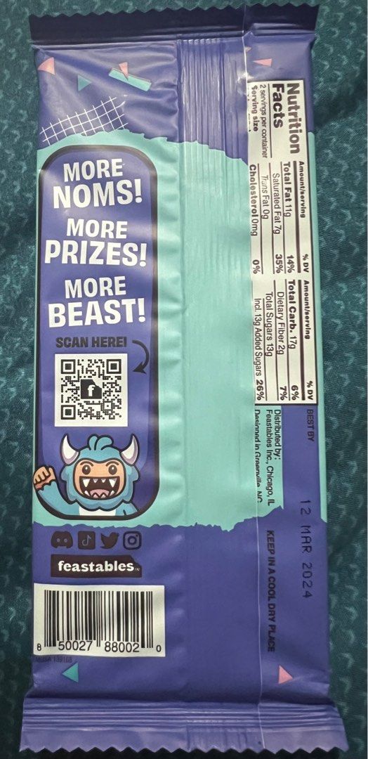 Feastables Mr. Beast, Food & Drinks, Packaged & Instant Food on Carousell