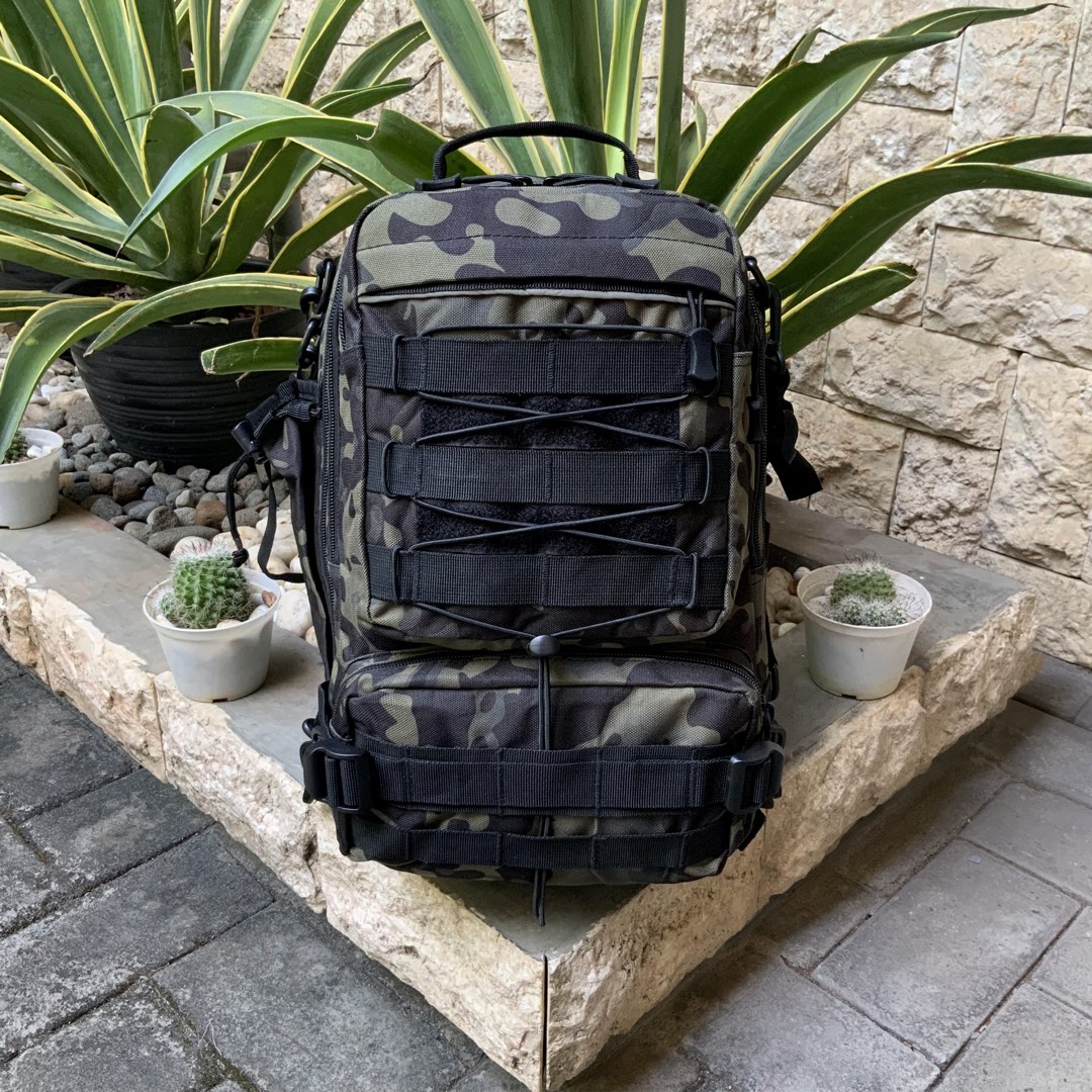 MULTICAM TACTICAL CAMO BACKPACK MILITARY US ARMY, Fesyen Pria, Tas ...