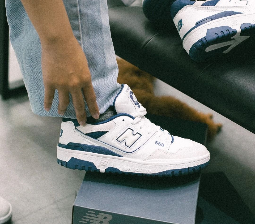 New Balance 550 Vintage Indigo, Women's Fashion, Footwear, Sneakers on ...