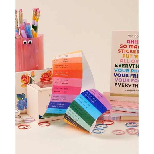 NEW! BAN.DO Big Plans Sticker Roll, Hobbies & Toys, Stationery & Craft ...