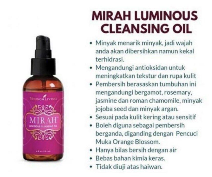 [New Stock] Young Living Mirah Luminous Cleasing Oil, Beauty & Personal ...