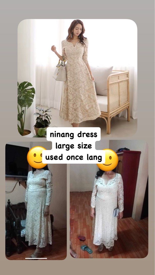 ninang gown or mother dress, Women's Fashion, Dresses & Sets, Evening dresses & gowns on Carousell