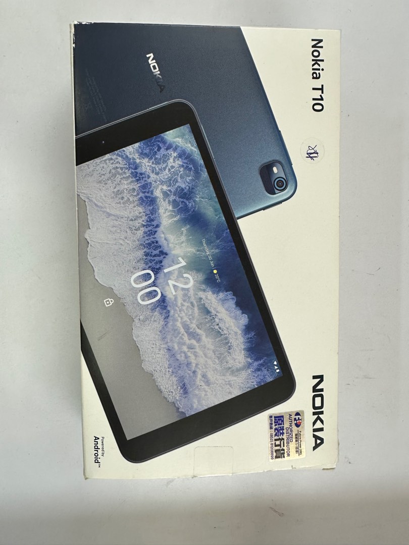 nokia t10 ta-1472 4g 4+64gb平板香港行貨全套android blue 只用數次(收消費券）, 手提電話, 平板電腦 ...