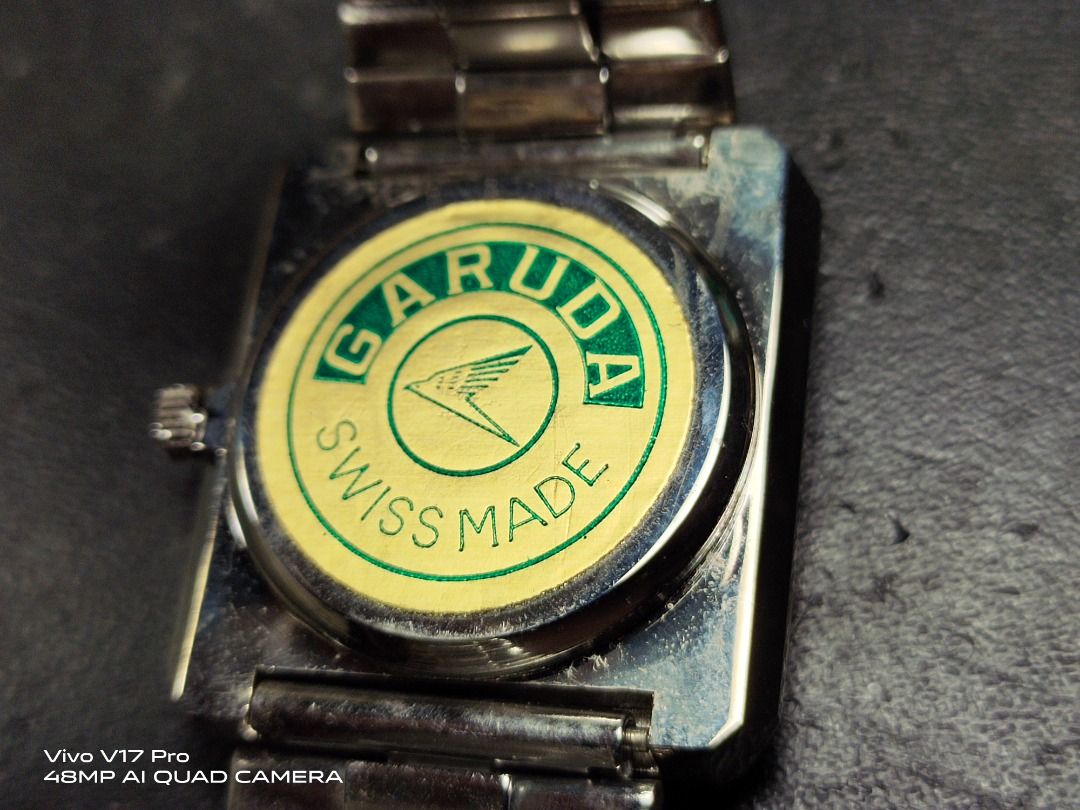 NOS-1970s Garuda Daystar Mechanical Hand-Winding Watch, Men's Fashion ...
