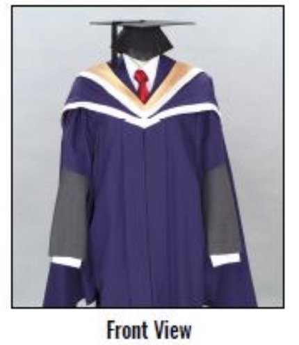 NUS ISS Graduation Gown & Hat, Luxury, Apparel on Carousell