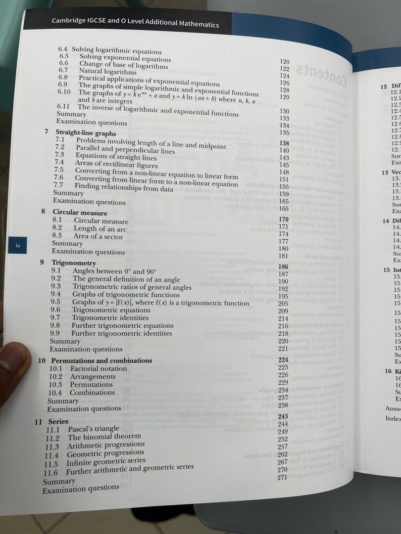 O Level Igcse Additional Math Cambridge Coursebook Hobbies And Toys Books And Magazines