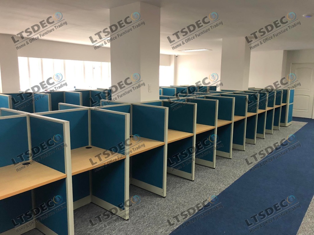 OFFICE PARTITION LINEAR WORKSTATION TABLE FURNITURES on Carousell