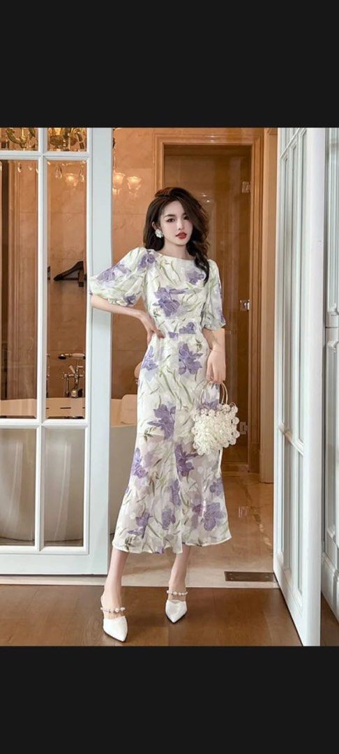 Organza Tulle Korean Dress, Women's Fashion, Dresses & Sets, Dresses on Carousell