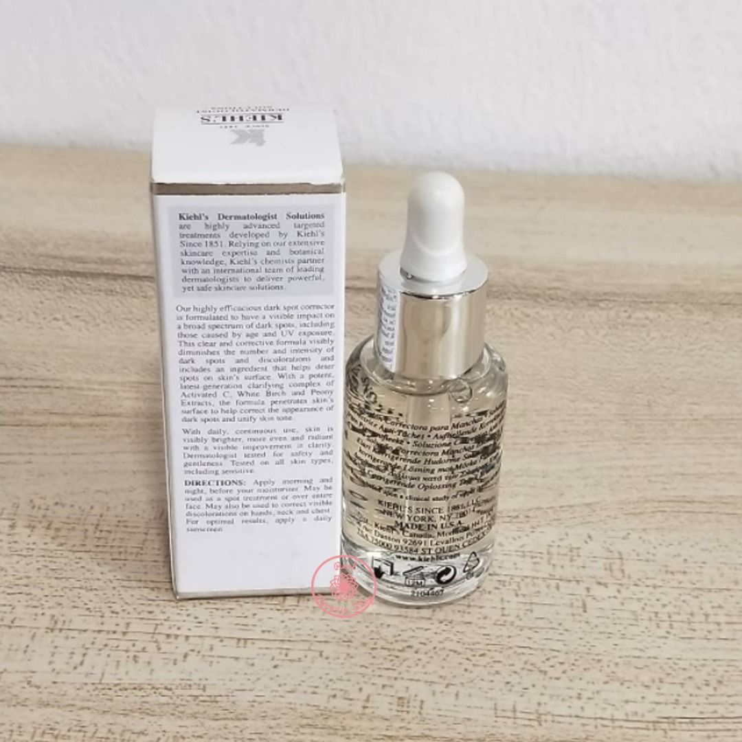 [Original] Kiehl's Clearly Corrective Dark Spot Solution 30ml, Beauty ...