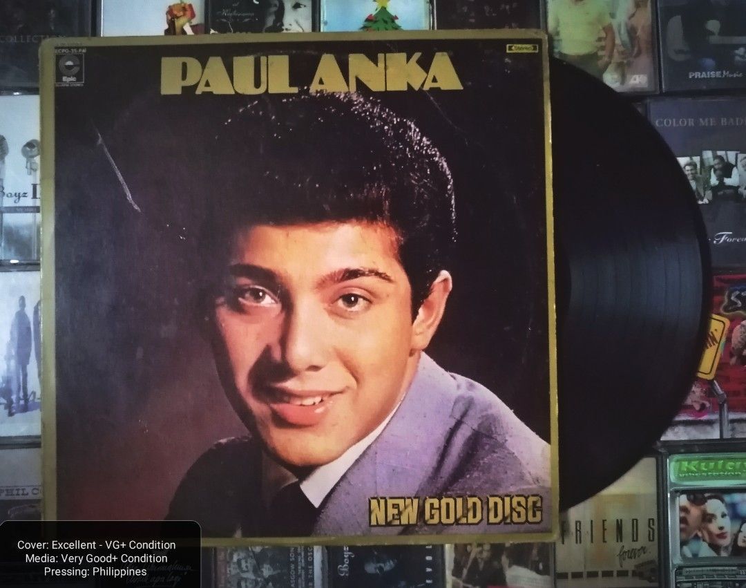Paul Anka New Gold Disc Vinyl Record Original Vinyl Records Vintage ...
