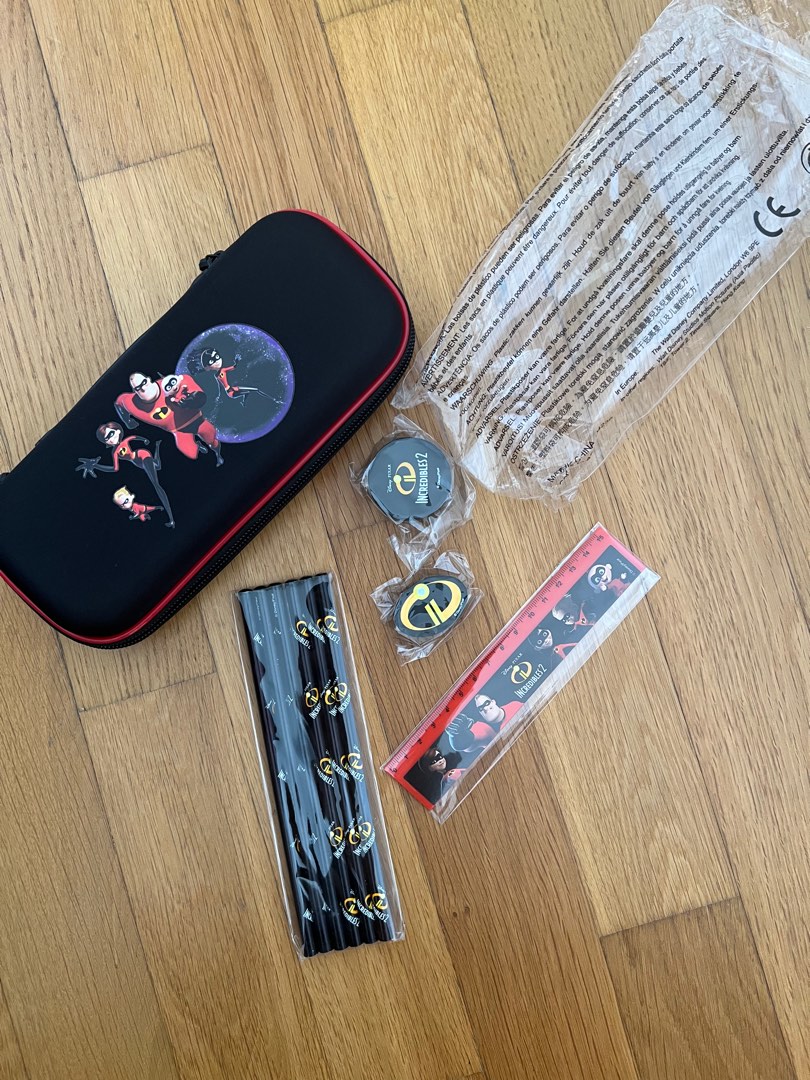 Pencil case - The Incredibles, Hobbies & Toys, Stationery & Craft ...