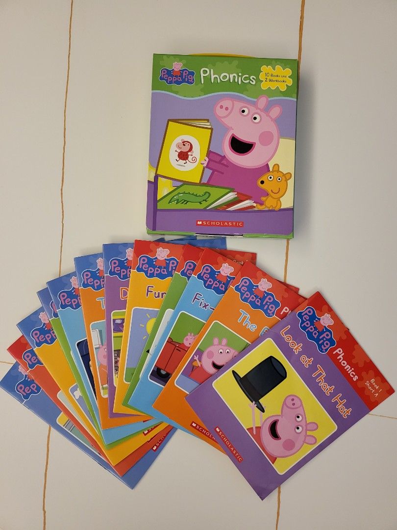 Peppa pig phonics, Hobbies & Toys, Books & Magazines, Children's Books ...