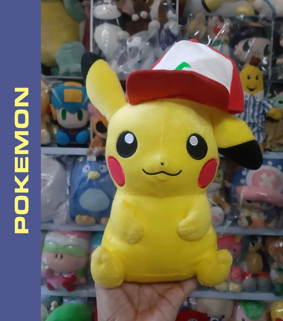 Pikachu in Ash Ketchum Hat Pokemon Plush Toy (Banpresto), Hobbies ...