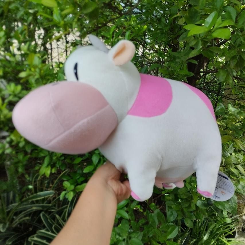HARVEST MOON Pink Cow Plush Toy, Hobbies & Toys, Toys & Games on Carousell