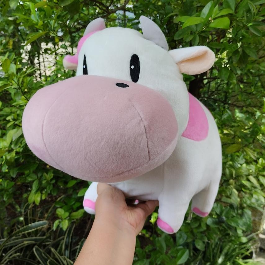 HARVEST MOON Pink Cow Plush Toy, Hobbies & Toys, Toys & Games on Carousell