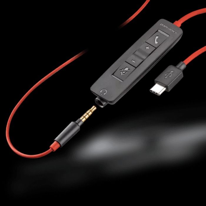 Plantronics Poly Blackwire C3220 Usb A Single Unit Headset For Home And