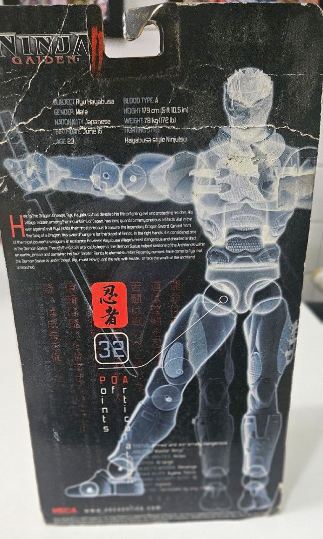 Player Select Ryu Hayabusa Figure (Ninja Gaiden), Hobbies & Toys, Toys ...