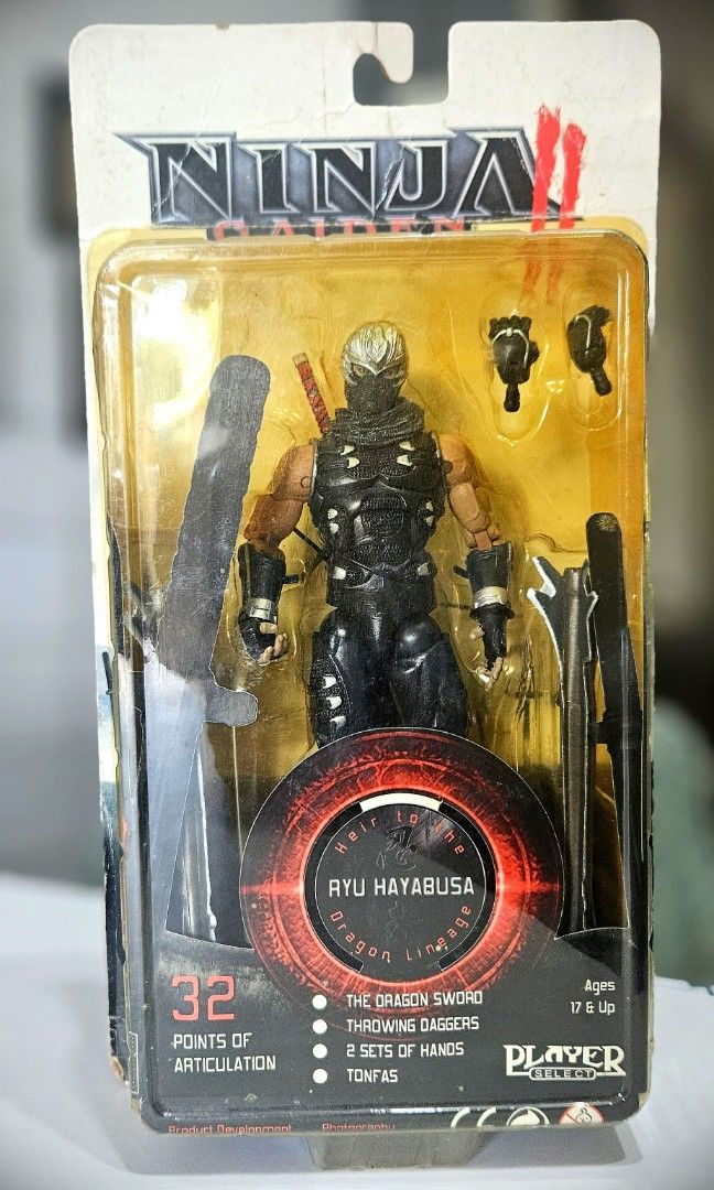 Player Select Ryu Hayabusa Figure (Ninja Gaiden), Hobbies & Toys, Toys ...