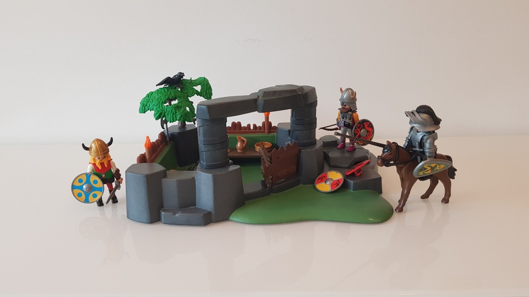Playmobil 3137 Viking Starter Set (Barbarian Knights Horse), Hobbies ...