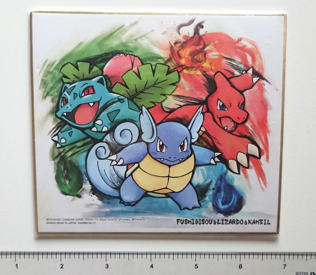 Pokemon Shikishi Art Board poster/coaster. official merchandise. 229php ...