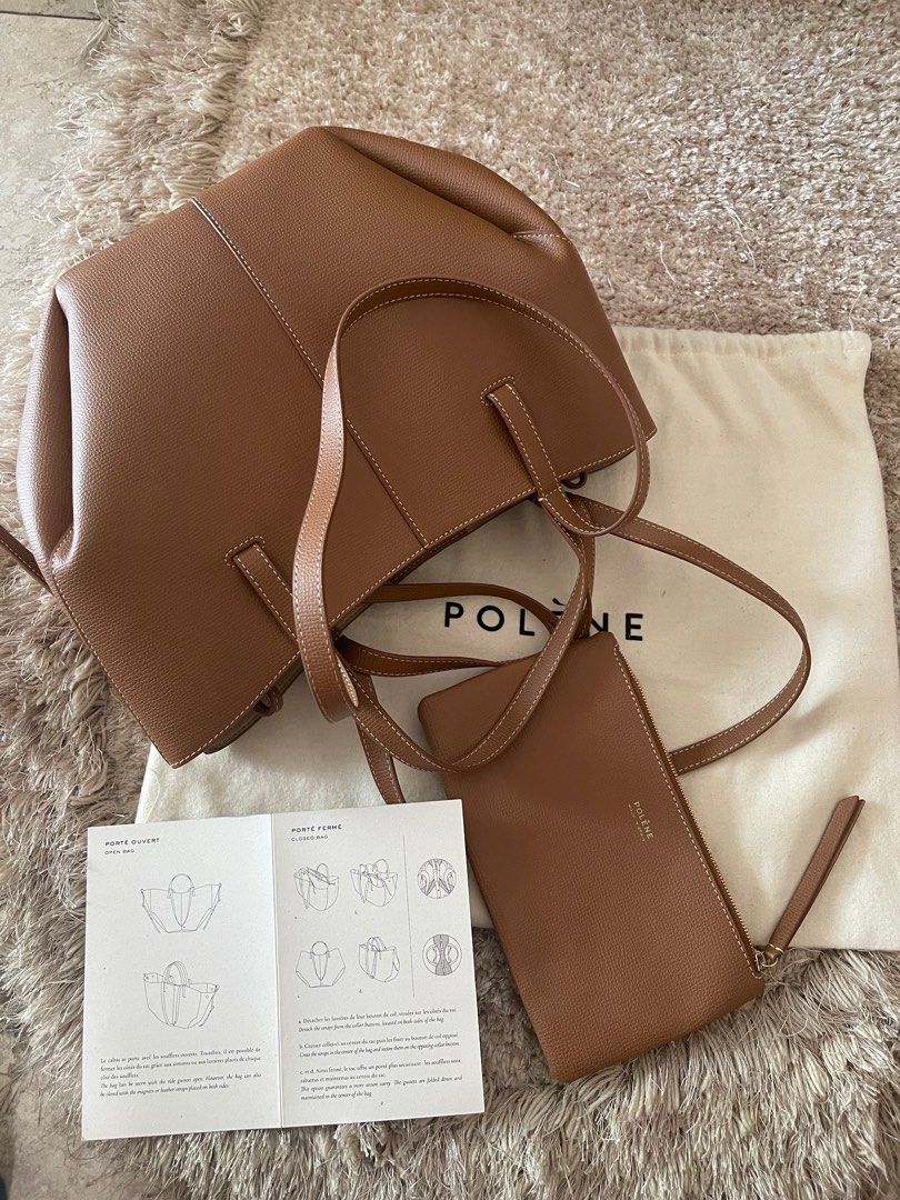 POLENE BAG OTENTIK TAS POLENE SERI BERI NUMERO NEUF CYME TAUPE CRAIE ...
