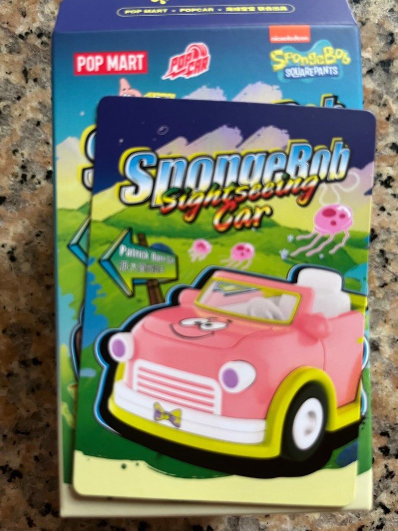 Popmart - SpongeBob Sightseeing Car Series Vehicles (Patrick Open Car ...