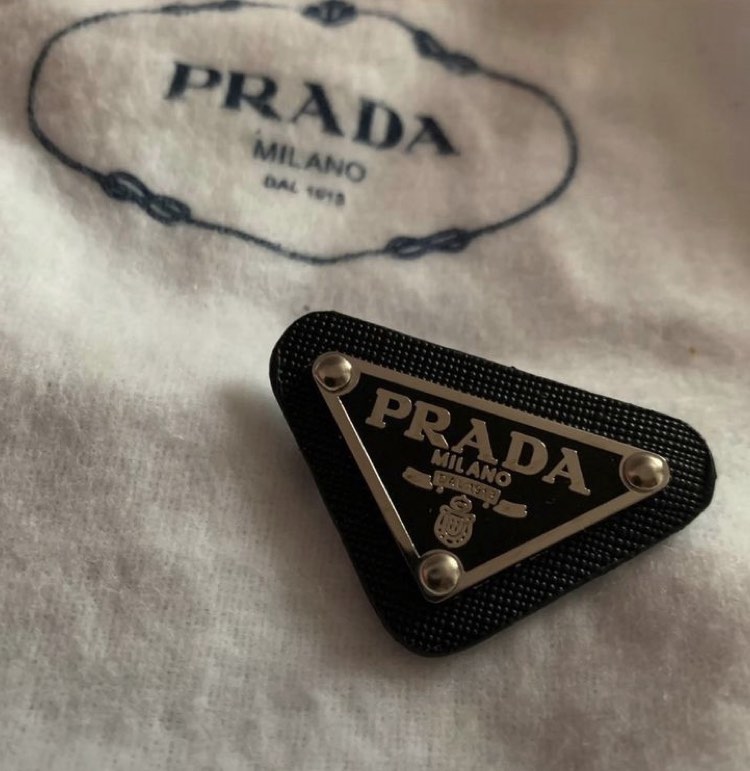 Prada pin brooch on Carousell