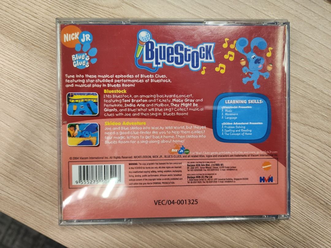 Preloved CD Bluestock Blues's Clues Sing and Dance with blue!, Hobbies ...