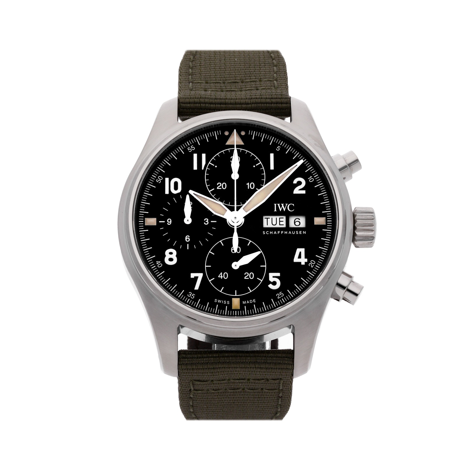 Pre-Owned IWC Pilots Watch Chronograph Spitfire IW3879-01, Luxury ...