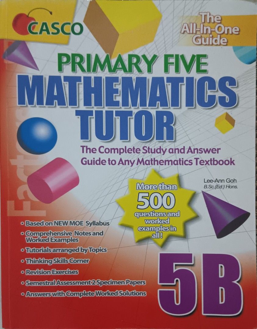 Primary 5 Mathematics Practice Book, Hobbies & Toys, Books & Magazines ...