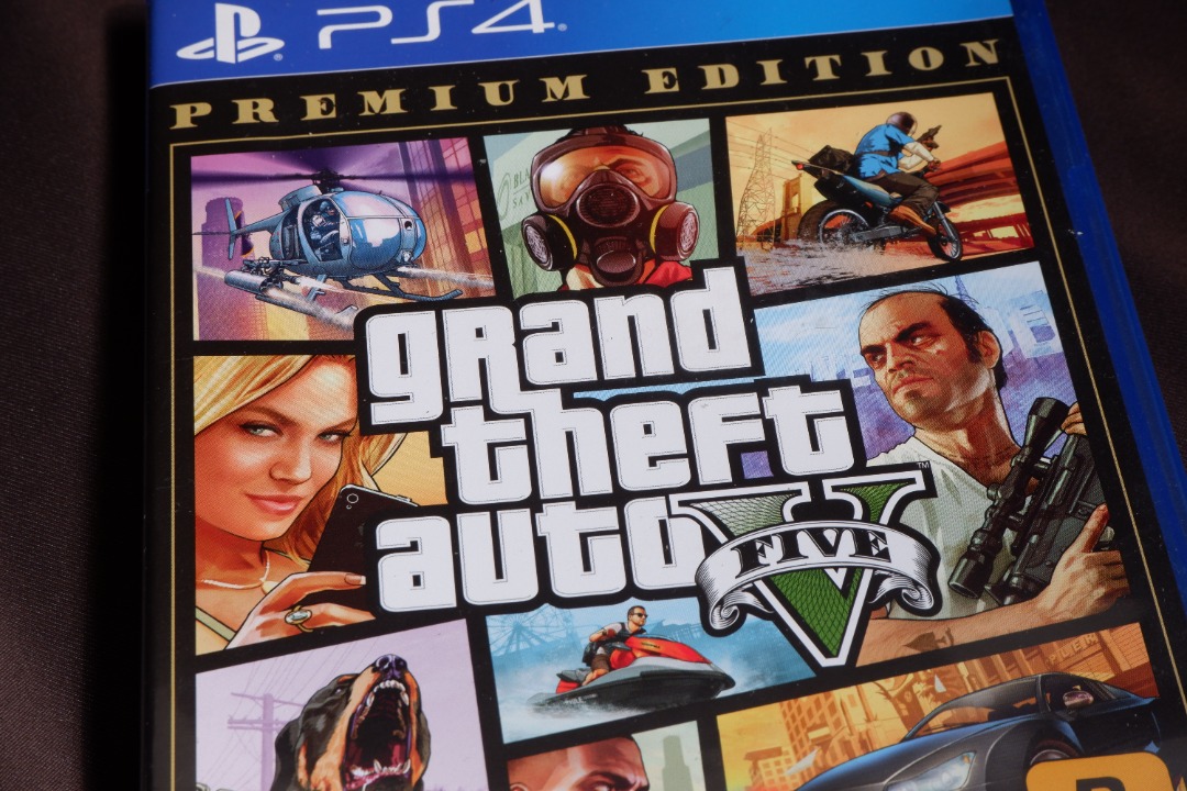 PS4 Grand Theft Auto V Premium Edition, Video Gaming, Video Games ...