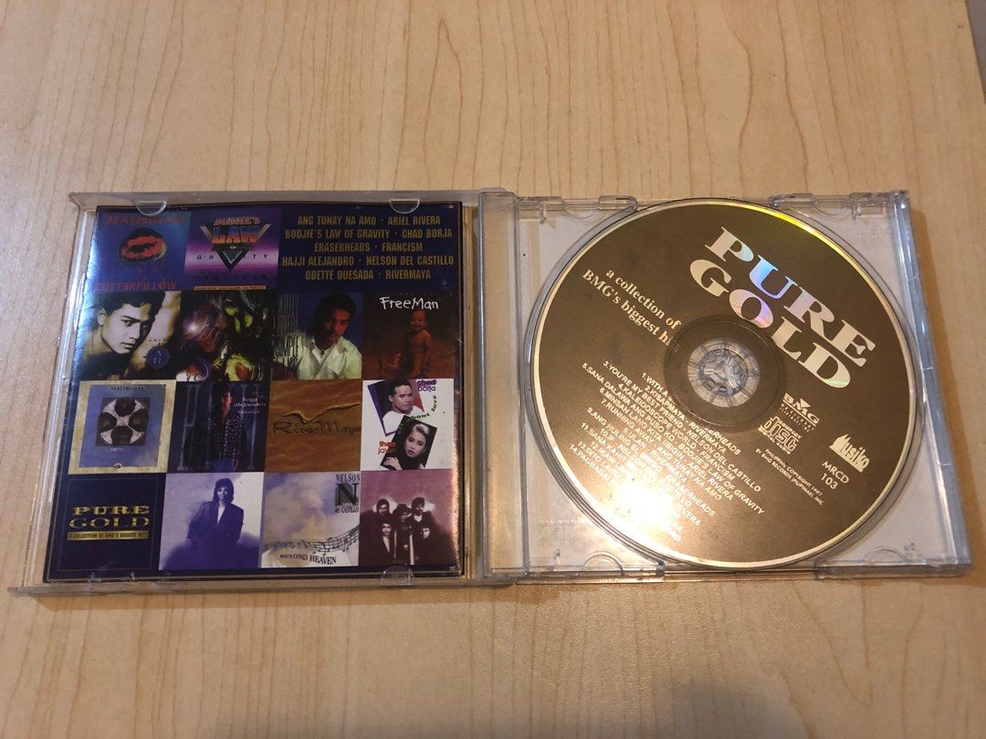 PURE GOLD BMG’s Biggest Hits 1997 OPM CD (Various Artist), Hobbies ...