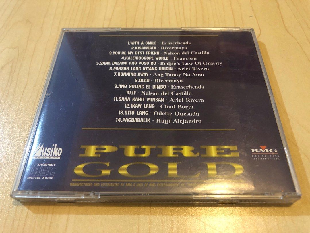 PURE GOLD BMG’s Biggest Hits 1997 OPM CD (Various Artist), Hobbies ...