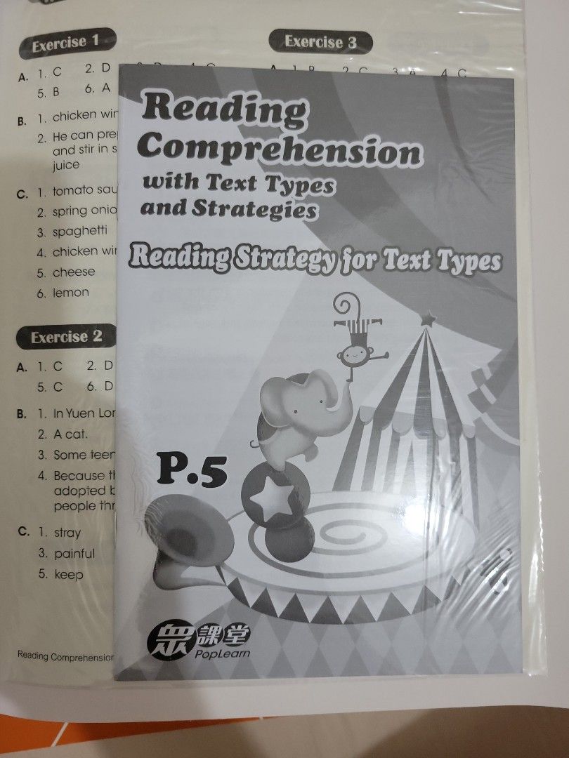 Reading comprehension P.5, 興趣及遊戲, 書本 & 文具, 教科書 - Carousell