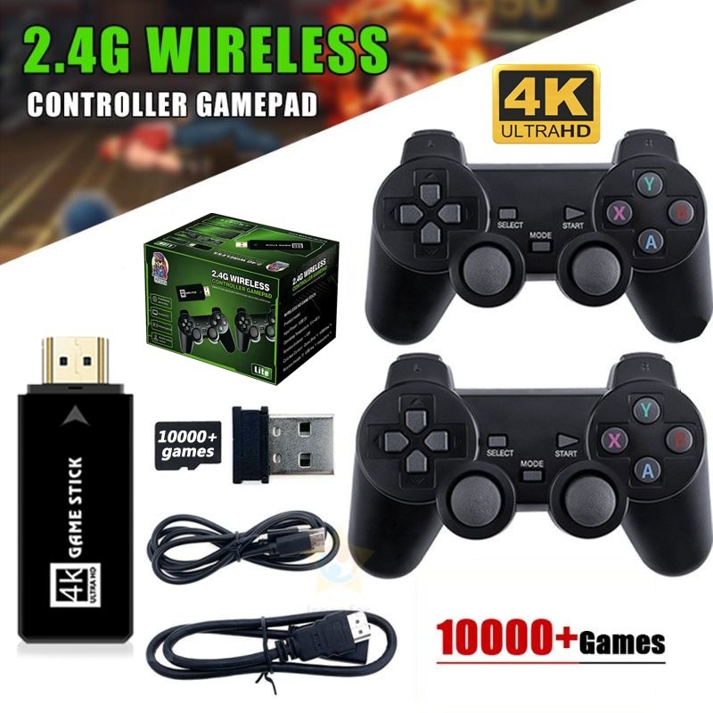 Retro TV Game Console 4K 60fps HD HDMI Output Ultra Low Latency TV Game ...