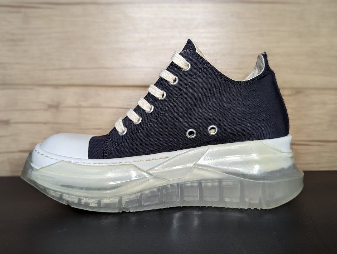 Rick Owens DRKSHDW Abstract Clear Sole Ramones Sneakers, Women's ...