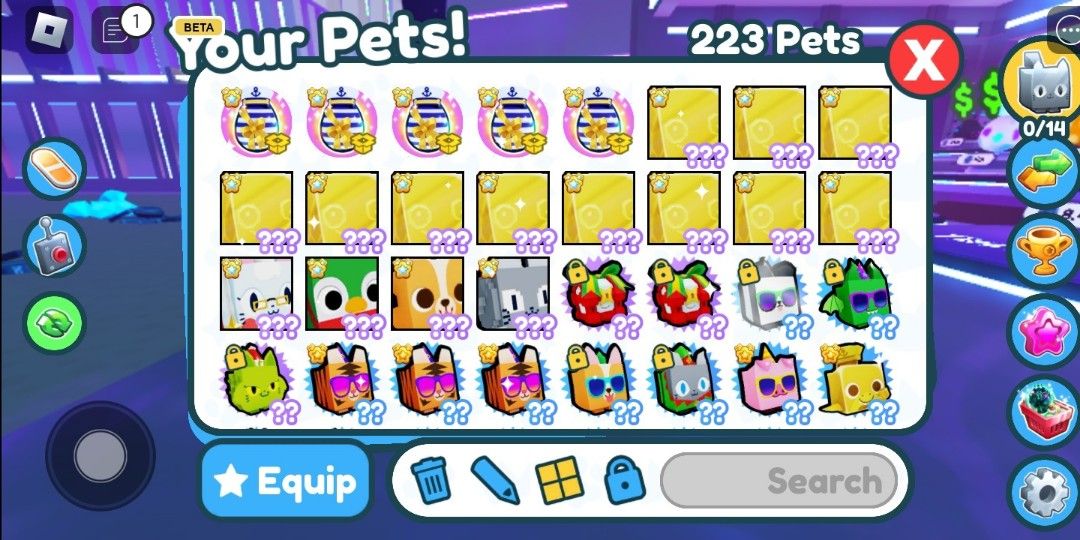 ROBLOX PET SIMULATOR X (PSX) HUGES, Hobbies & Toys, Toys & Games on ...