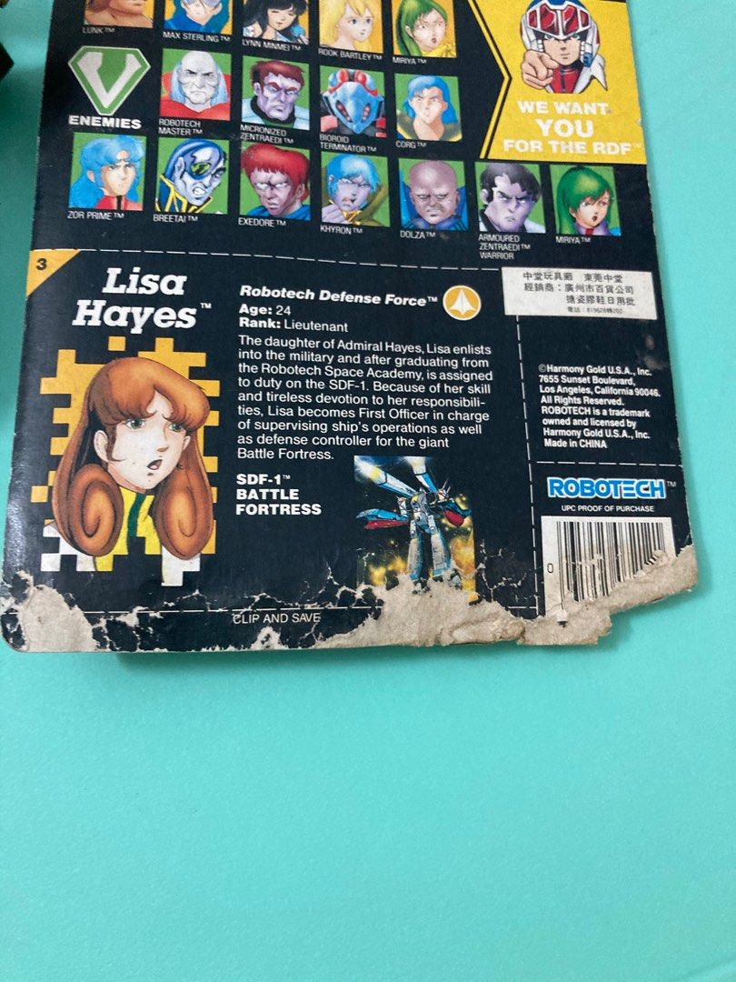 Robotech Lisa Hayes