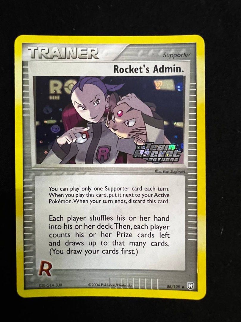 Rocket’s Admin Pokemon, Pokémon, Hobbies & Toys, Toys & Games on Carousell